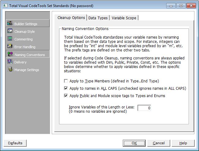 Total Visual Codetools Standards For Builders To Simplify Vb6vba Code Writing
